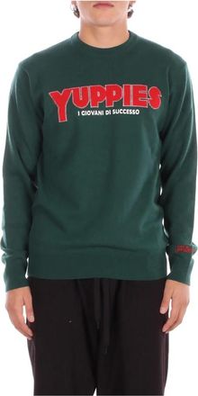 Saint Barth Homme, Pulls, Vert, Taille: XL Maglia Logo Frontale