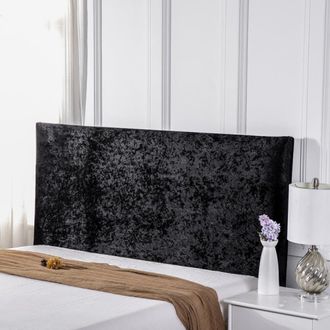 Generic Bett Kopfteil Bezug Kopfteilbezug Stretch-Bettkopfteil-Schonbezug F&uuml;r Einzel-/Doppel-/Kingsize Bettkopfteil Bezug Moderner Samt-Kopfteil Hussen F&uuml;r Sc