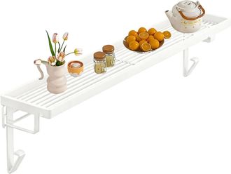 Generic Aufbewahrungsgestell F&uuml;r Heizk&ouml;rperabdeckungen - Kein Bohren Notwendig, Hitzebest&auml;ndige Metallablage F&uuml;r Obere Fl&auml;che, Robustes F&uuml;r Badezimmer K&uuml;che |