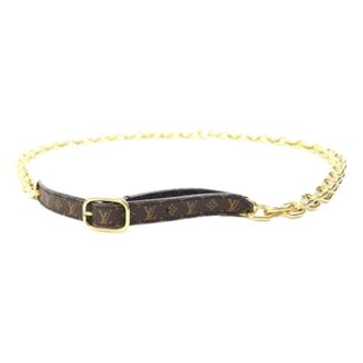 Louis Vuitton Ceinture Cha&icirc;ne Monogram Pre-owned - Femme - Pre-owned - Brun - Taille: ONE Size