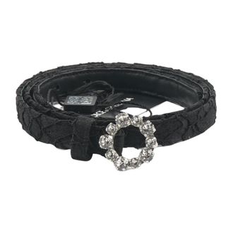 Dolce & Gabbana Femme, Accessoires, Noir, Taille: 85 CM Ceintures