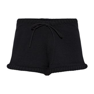 Poss&eacute; Posse - Shorts en coton Teo - Femme - Shorts - Noir - Taille: 36 FR