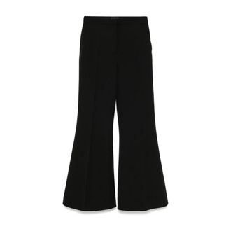 Givenchy Schwarze Hose mit Verdecktem Verschluss - - Trousers - Damen - Schwarzk - M