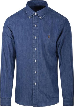 Ralph Lauren Homme, Chemises, Bleu, Taille: S Chemise en denim