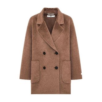 Duno Kurzer Zweireiher - - Coats - Damen - Braun - S