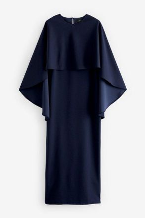 Next Maxikleid Maxikleid mit Cape (1-tlg)