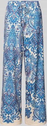 Oui Hose im Allover-Look