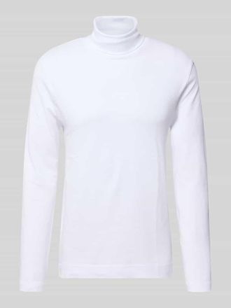 Christian Berg Regular Fit Longsleeve aus reiner Baumwolle mit Rollkragen