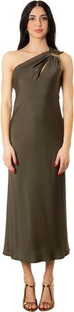 Max Mara Robe Entrata Une Manche - Femme - Robes - Vert - Taille: 40 FR