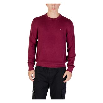 Tommy Jeans Slim Essential Sweater - - Knitwear - Herren - Rot - XS