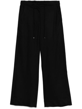 Max Mara Klassische Cropped-Hose - Schwarz