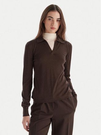 Max Mara Pullover Cappa 2525366052 Braun Regular Fit