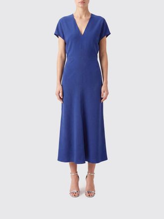 Victoria Beckham Midi-Tunika Edith von aus Acetat mit V-Ausschnitt