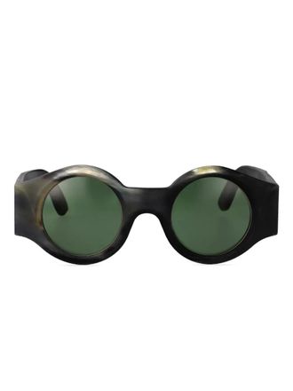 Rigards lunettes de soleil RG00UW16 &agrave; monture ronde - Noir