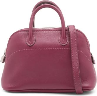 Herm&egrave;s 1999 Micro Mini Evercolor Bolide 1923 Satchel-Tasche - Violett