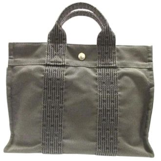 Herm&egrave;s Sac fourre-tout Pre-owned - Femme - Pre-owned - Gris - Taille: ONE Size