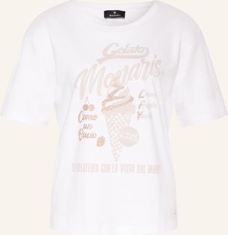 Monari Monari T-Shirt Mit Schmucksteinen beige