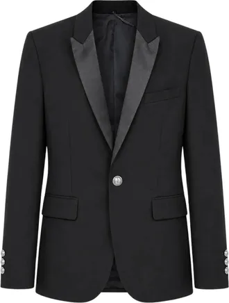 Balmain Homme, Vestes, Noir, Taille: 2XL Vestes