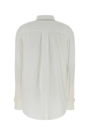 Brunello Cucinelli Stretch Poplin Shirt - White