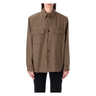 Saint Laurent Damen, Jacken, Braun, SGr&ouml;&szlig;e