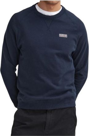 Barbour Homme, Sweatshirts et sweats &agrave; capuche, Bleu, Taille: 2XL Pull Col Rond
