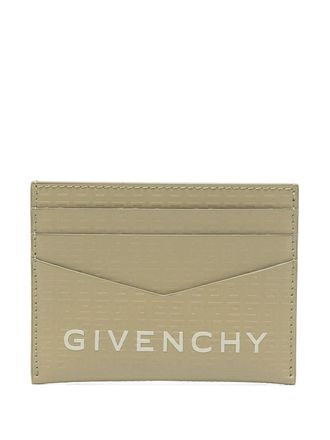 Givenchy porte-cartes en cuir - Vert