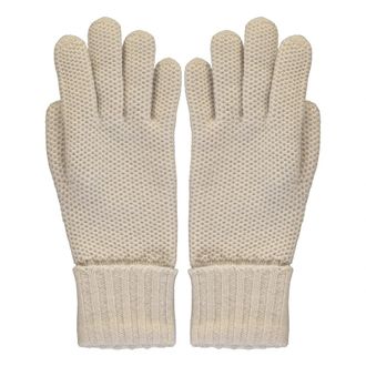 Moorer Guanto Knit Suede - - Accessories - Damen - Wei&szlig; - 7 IN