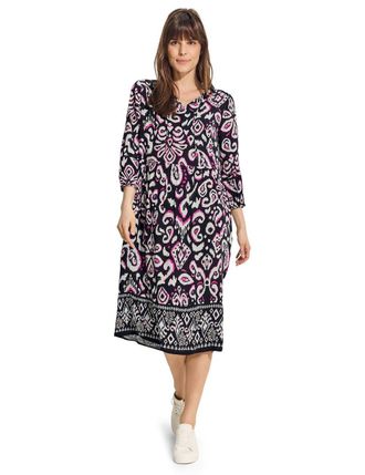 Cecil Damen B144025 Tunika Kleid mit Print, Black, XS