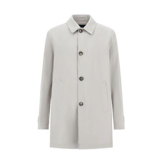 Herno Einreihiger Mantel - - Coats - Herren - Grau - XL