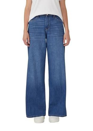 s.Oliver Jeans Suri/Regular Fit/High Rise/Wide Leg, Bleu, 40W / 32L