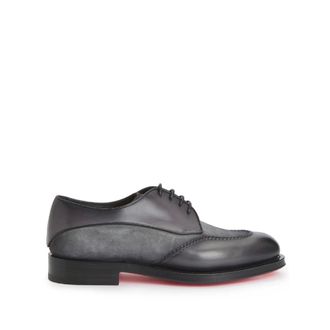 Santoni Herren, Schuhe, Grau, 40 EUGr&ouml;&szlig;e