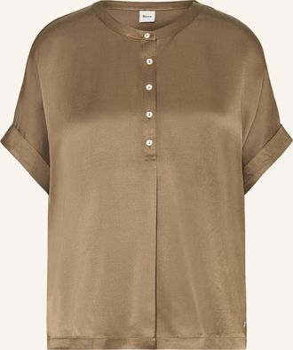 Brax Brax Blusenshirt Claire Aus Satin beige