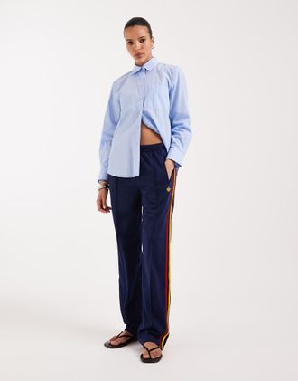 adidas Originals Firebird - Pantalon de surv&ecirc;tement classique - Bleu marine, rouge et jaune