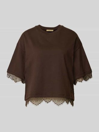 Smith & Soul T-Shirt mit Spitzenbesatz