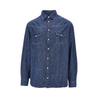 Emporio Armani Denim shirt Man XXL