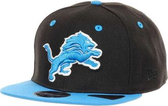 New Era Detroit Lions NFL 9Fifty of Black Blue Snapback Cap - One-Size
