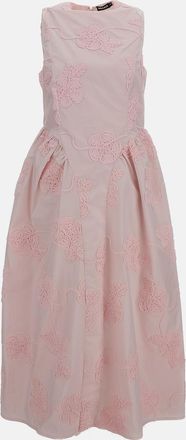 Rotate Midi-kleid Mit Blumenmuster