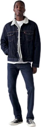 Levi's Herren Type III Sherpa Jacke Give It A Rinse Sherpa Blue XXL