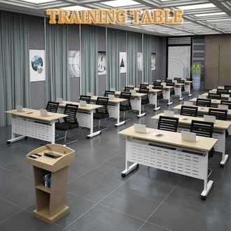 Generic Klappbare Schulungstische, 4er-Pack klappbare Konferenztische, mobiles Schulungstisch-Set f&uuml;r B&uuml;robesprechungen, modernes Design, 140 x 50 x 75 cm