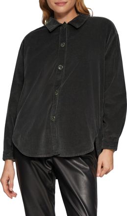 s.Oliver Overshirt aus Cord mit seitlichen Eingrifftaschen