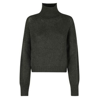 Roberto Collina Langarm-Rollkragenpullover - - Knitwear - Damen - Gr&uuml;n - S