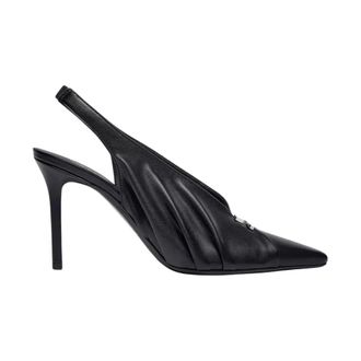 Courr&egrave;ges Drapierte Slingback Pumps - - Shoes - Damen - Schwarzk - 37 EU