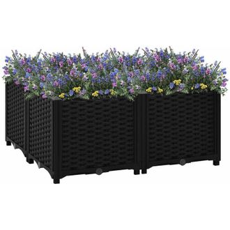 vidaXL Lit sur&eacute;lev&eacute; 80x80x38 cm Polypropyl&egrave;ne