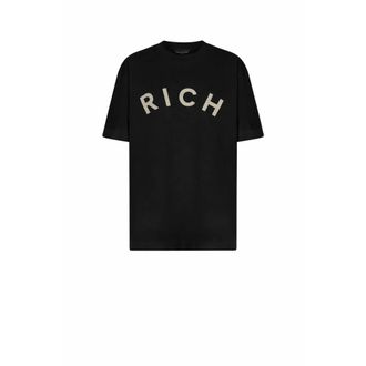 John Richmond Femme, Tops, Noir, Taille: 38 FR T-shirt Rwp26110Ts