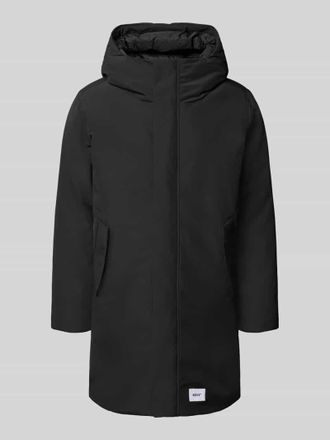 Khujo Jacke mit Label-Patch und Kapuze