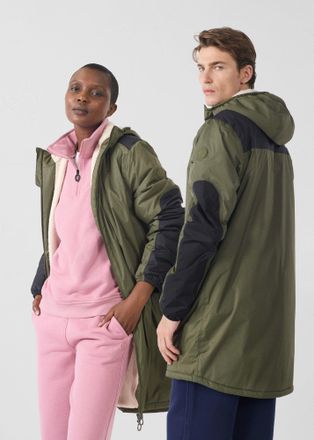 Jott Imperm&eacute;able sherpa long Army Hallin sherpa - Taille XS