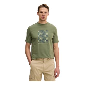 Karl Lagerfeld Bedrucktes T-Shirt - - Tops - Herren - Gr&uuml;n - XL