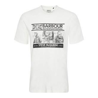 Barbour Charge T-Shirt - - Tops - Herren - Wei&szlig; - XL