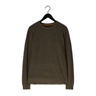 PME Legend Baumwoll-Modal-Pullover - - Knitwear - Herren - Gr&uuml;n - 2XL