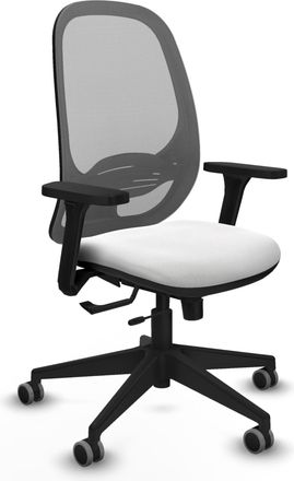 Piqueras y Crespo B&uuml;rohochstuhl mit 3D-Armlehnen, h&ouml;henverstellbare Lendenwirbelst&uuml;tze, ausgestattet mit Syncro/Traslack und Schneideschaum, mit Rollen 65 mm, Parkett, 